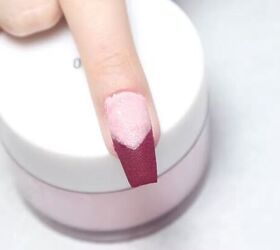 How to Do Easy & Cute Chevron Nail Art Designs With Dip Powder | Upstyle