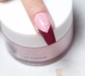 How to Do Easy & Cute Chevron Nail Art Designs With Dip Powder | Upstyle