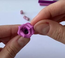 How to Make a Flower Out of Polymer Clay - Part 2: Multicolored Rose ...