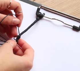 How to Make a Stone Bracelet Using Macrame & Fish Tank Stones | Upstyle