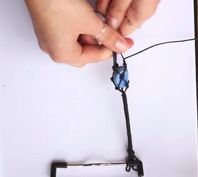 How to Make a Stone Bracelet Using Macrame & Fish Tank Stones | Upstyle