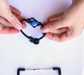 How to Make a Stone Bracelet Using Macrame & Fish Tank Stones | Upstyle