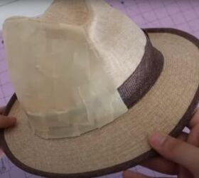 How to Copy a Hat Pattern From an Existing Hat Using Masking Tape | Upstyle