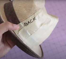 How to Copy a Hat Pattern From an Existing Hat Using Masking Tape | Upstyle