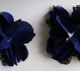 How to Make Quick & Easy DIY Flower Hair Clips Out of Fabric | Upstyle