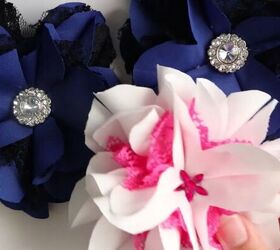 How to Make Quick & Easy DIY Flower Hair Clips Out of Fabric | Upstyle