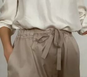 How to Sew Paperbag-Waist Pants With Pockets Using a Free Pattern | Upstyle