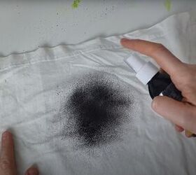 DIY Spray-Painted Clothing: How to Spray Paint Your Clothes | Upstyle