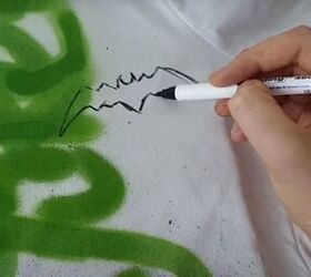 DIY Spray-Painted Clothing: How to Spray Paint Your Clothes | Upstyle