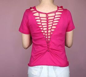 How to Weave a T-Shirt 2 Different Ways Using 3 Easy Techniques | Upstyle