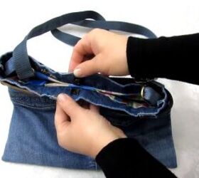 Make 4 Easy, DIY Denim Bags Out of One Pair of Old Jeans | Upstyle