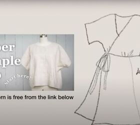 How to Sew a Cute Velvet Dress With a Wrap Top & Long Flowy Skirt | Upstyle