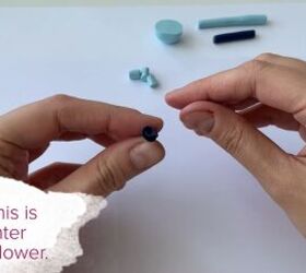 How to Make a Flower Out of Polymer Clay - Part 3: Three-Petal Flower ...