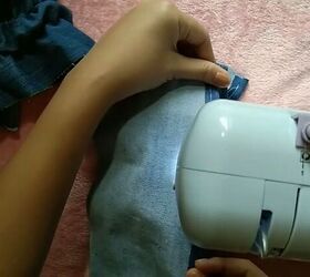 How to Make a Cute DIY Denim Top Out of Old Jeans | Upstyle