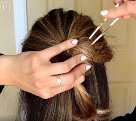 7 Quick & Easy French Pin Hairstyles That Look Effortlessly Chic | Upstyle