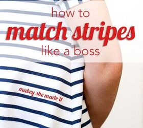 2 Methods for Matching Stripes When Sewing | Upstyle