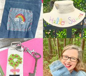 How to Cross Stitch a Topiary Key Ring | Upstyle