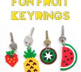Fun Fruit Keychains - Try This Hama Bead Idea! | Upstyle