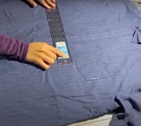 How to Make a DIY Two-Tone Color Block Shirt | Upstyle