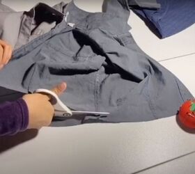 How to Make a DIY Two-Tone Color Block Shirt | Upstyle