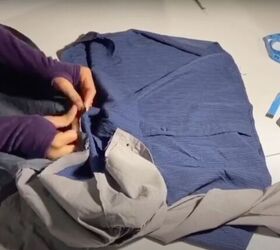 How to Make a DIY Two-Tone Color Block Shirt | Upstyle