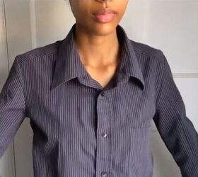 How to Make a Color-Block Shirt Using Your Grandad's Old Clothes | Upstyle