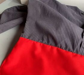 How to Make a Color-Block Shirt Using Your Grandad's Old Clothes | Upstyle