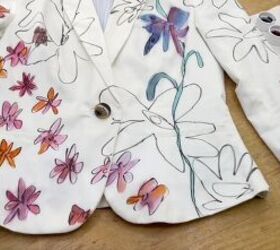 How to Paint on Fabric and Create a One of a Kind Jacket! | Upstyle