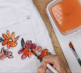 How to Paint on Fabric and Create a One of a Kind Jacket! | Upstyle