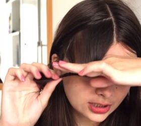 How to Do Faux Bangs Using Your Own Hair & 2 Bobby Pins | Upstyle