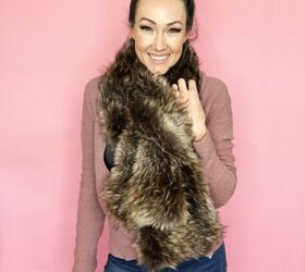 Faux Fur DIY Scarf | Upstyle