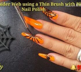 How to Do Fun Spider Web Nail Designs For Halloween | Upstyle