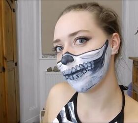 How to Do Easy DIY Skeleton Makeup For Halloween | Upstyle
