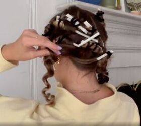 How To Use Straws For Curling Hair Overnight Heatless Curls Tutorial
