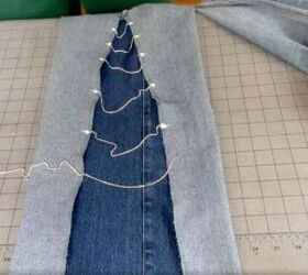 2 DIY Jean Redesigns: Bling Rhinestone Trim & Cute Painted Daisies ...