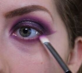 How to Do Intense Purple Vampy Makeup For Halloween | Upstyle
