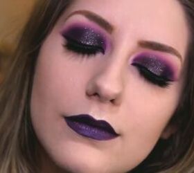 How to Do Intense Purple Vampy Makeup For Halloween | Upstyle