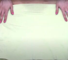 How to Transform a T-shirt Into a Drawstring Skirt | Upstyle