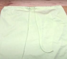 How To Transform A T-shirt Into A Drawstring Skirt | Upstyle