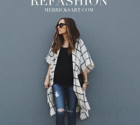 EASY CAPE REFASHION TUTORIAL | Upstyle