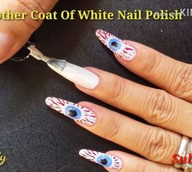 Halloween Eyeball Nail Art in 6 Easy Steps | Upstyle