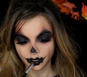 Easy Halloween Jack O' Lantern Makeup Tutorial | Upstyle