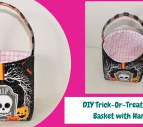 How to Make Fabric Trick or Treat Bags for Halloween | Upstyle