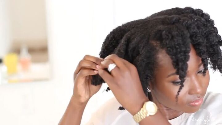 Easy Tutorial How To Do A Twist Out On Natural Hair Upstyle