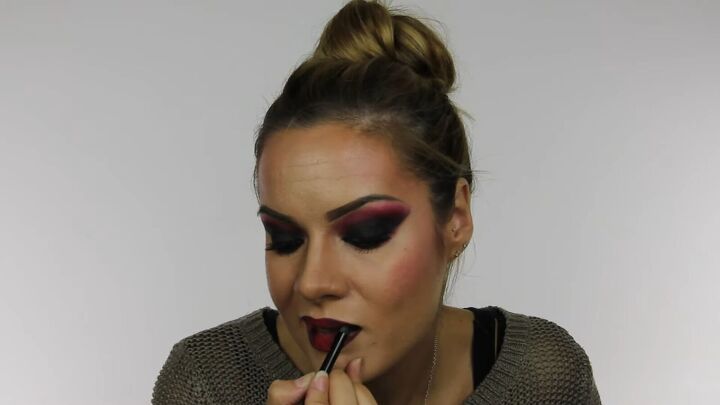 Sexy Vampire Halloween Costume Makeup Tutorial Upstyle