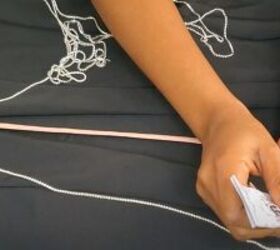 How to Make an Easy DIY Rhinestone Fringe Jacket | Upstyle