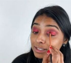 How to Do Glamorous Red Skull Makeup for Halloween | Upstyle