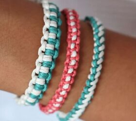 How to Make 3 Cute Macrame Friendship Bracelets | Upstyle