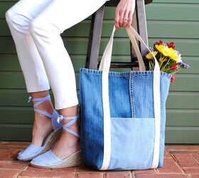 Earth Day DIY: Upcycled Jeans Tote Bag | Upstyle