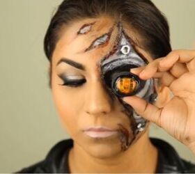 Awesome Terminator Genisys-inspired Makeup Tutorial for Halloween | Upstyle